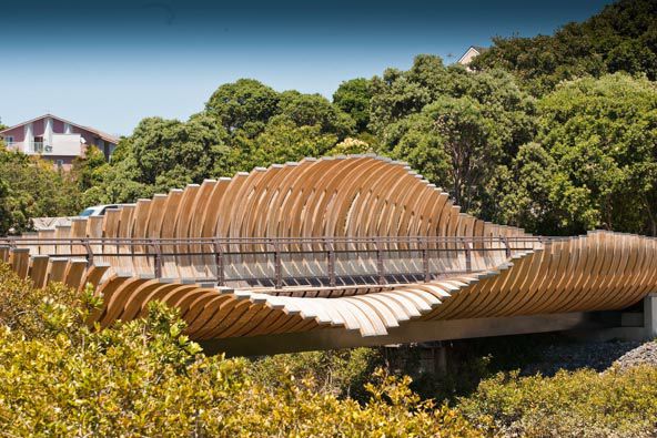 FORMAKERS - Onepoto Footbridge / Beca Architects